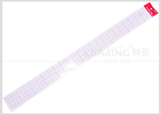 Kearing Flexible Grading Pattern Making Ruler 24 inch Plastic Fashion Design Grids Rule Sandwich Line