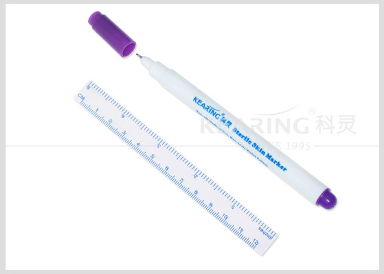 Violet Surgical Skin Marker Pen 0.5 MM Fine Tip Kearing Sterile Marking Pen for Medical Operation
