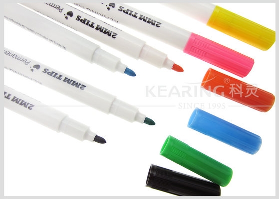 Kearing DIY Fabric Paint Pen 2.0 MM Fiber Tip Permanent T Shirt Marker 20 Different Colors