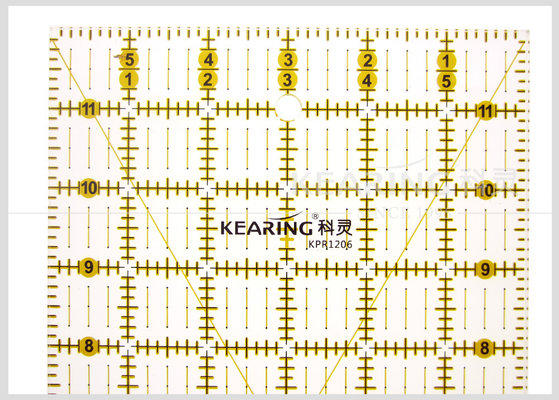 Kearing Easy Cutting Acrylic Patchwork Quilting Rulers 12 '' * 6 '' for Fashion Design