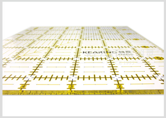 Kearing 6.5 '' * 6.5 '' Clear Rigid Square Patchwork Quilting Rulers with Acrylic Material