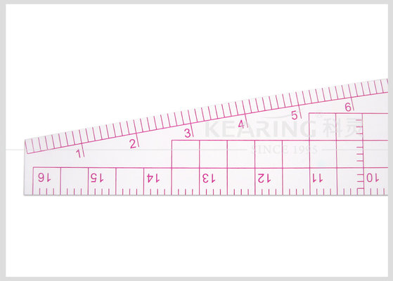24'' Durable French Curve Ruler Pattern Making Imperial Garment Ruler , 1.2mm Thick