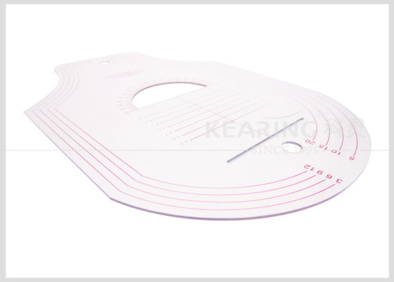 Plastic Fashion Design Vary Form Curve Ruler Protractors with Seam Allowance Lines