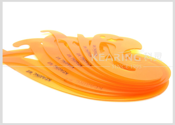 Yellow French Curve Ruler  Kearing , 1308S flexible curves for drawing