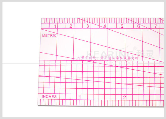 12 Inch Durable Plastic Pattern Making Ruler multi use 30 CM Kearing Ruler for Fashion Design
