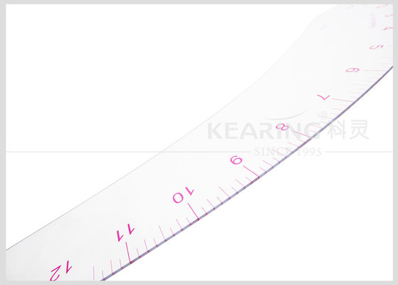 24 Inch Flexible Plastic Garment Vary Form Curve Ruler , Sandwich Line Fashion Design Ruler # 6224