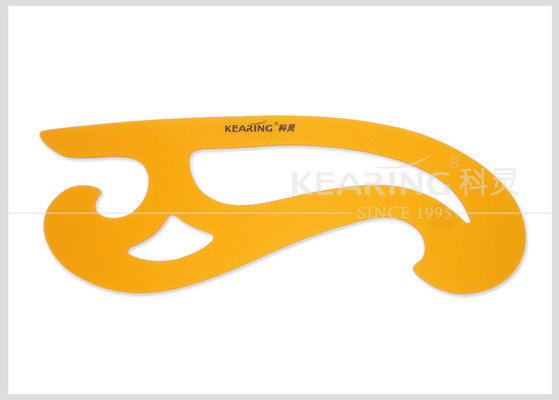 Transparent Yellow French Curve Ruler 3 PCS / SET for Sewn Tailor Pattern Making