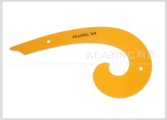 Transparent Yellow French Curve Ruler 3 PCS / SET for Sewn Tailor Pattern Making