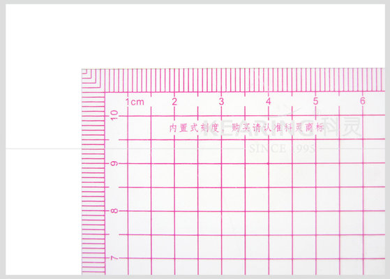 Kearing Flexible Square Quilting Pattern Making Ruler 15 * 11 cm with Grids for Fashion Design