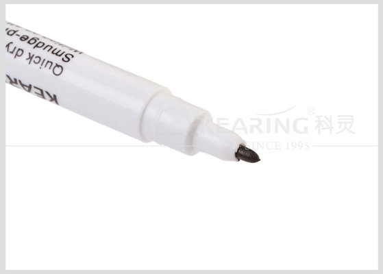 Black Color Wet Erase Pen Non Toxic PP Plastic Material For Electronics Factory