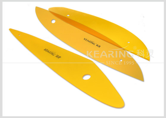 Clear Yellow French Curve Sewing Ruler 1303S Styling Design Ruler With Silk Printing