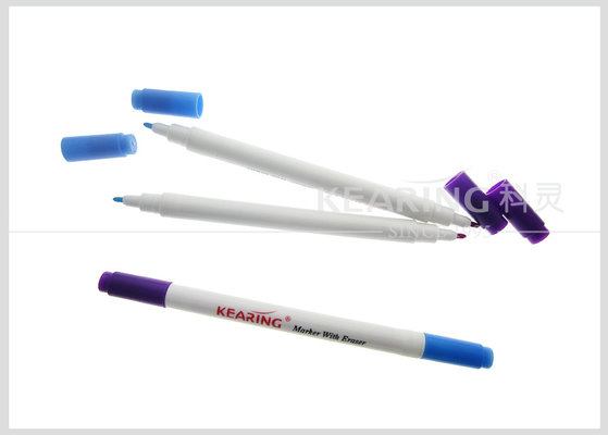 2 IN 1 Dual Tip Magic Erasable Markers , Blue Auto Vanishing Water Erasable Pen