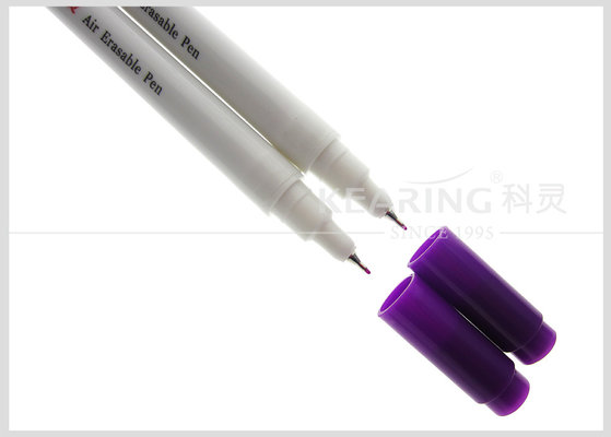 Environmental Kearing Violet Erasable Fabric Marker With Dual Tips 1.0MM & 0.5MM