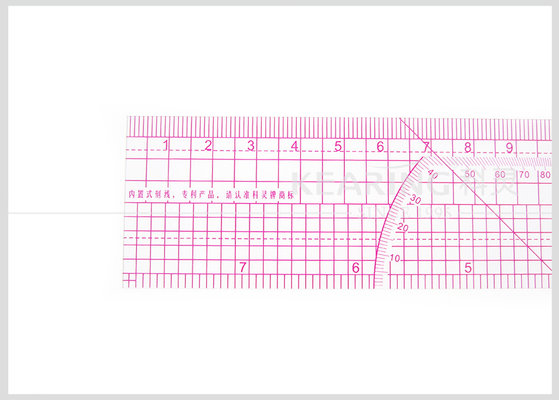 Transparent Sandwich Line Printing 20cm / 8'' Pattern Grading Ruler Clothing Rulers