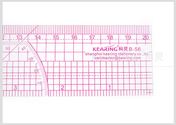Transparent Sandwich Line Printing 20cm / 8'' Pattern Grading Ruler Clothing Rulers