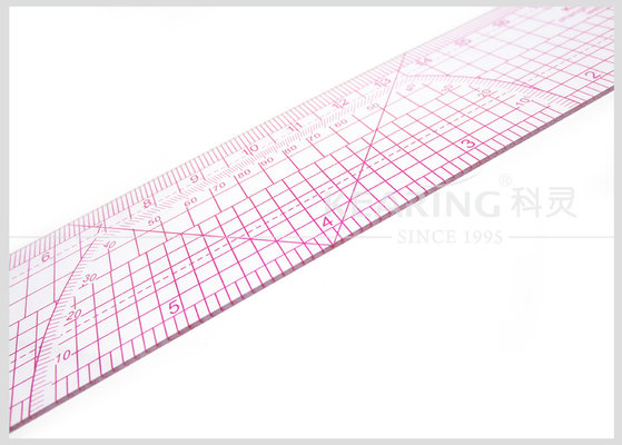 Transparent Sandwich Line Printing 20cm / 8'' Pattern Grading Ruler Clothing Rulers