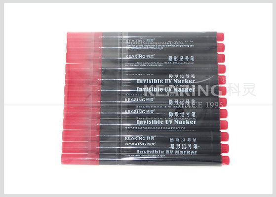 Fiber Tip PP Plastic Permanent Invisible UV Marker Pen With Hot Transfer Printing