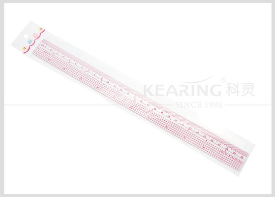 Kearing12 inch pattern making ruler flexible plastic grading rulers for fashion design B-65