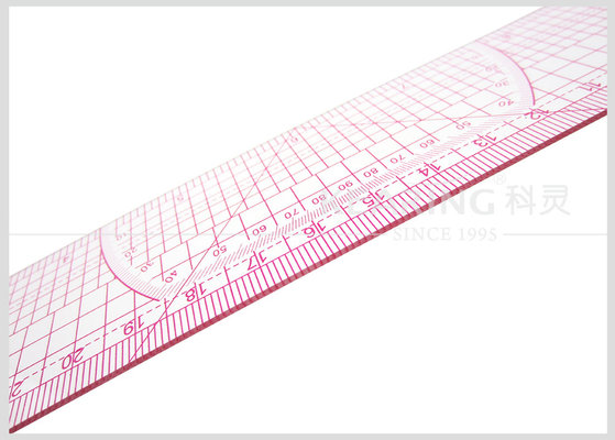 Kearing Flexible Plastic Fashion Design 30cm & 12 '' Pattern Making Ruler for Sew Tailors Student