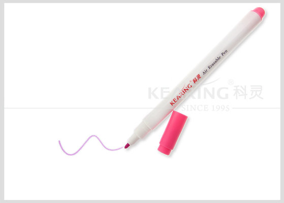 Pink Fiber Tip Fabric Air Erasable Markers , 24 Hours Disappearing Ink Marker
