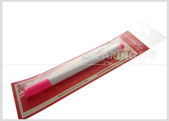 Kearing Single Tip Pink Textile Air Air Erasable Fabric Marking Pen With 1.0 Nib On Sewn Areas# AP10