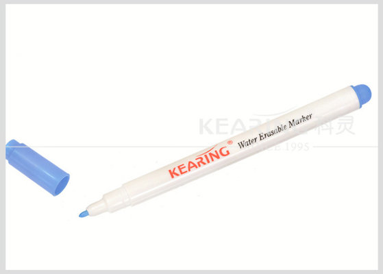 Kearing Blue Color Fabric Water Erasable Pen Fiber Tip Temporary Marking for Sewn Tailors