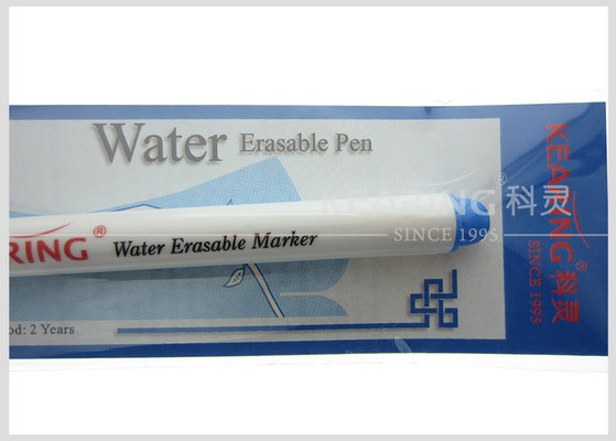 Kearing Blue Color Fabric Water Erasable Pen Fiber Tip Temporary Marking for Sewn Tailors