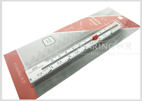 6inch / 12.7cm Aluminum Sewn Knitting Gauge With Screen Printing
