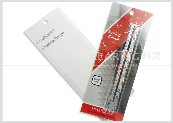 6inch / 12.7cm Aluminum Sewn Knitting Gauge With Screen Printing