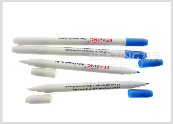 Kearing Dual Tip Water Based Disappearing Fabric Marker blue&white color For Emberroidery / Garment Design#WT10-BW