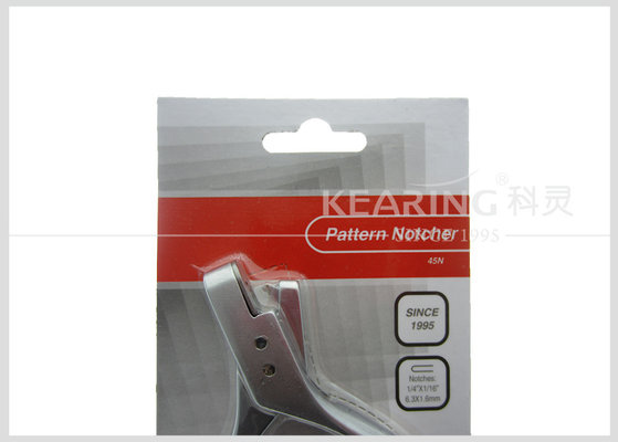 Student Sew Tailors Pattern Notcher Blister Card Garment Ruler 1/4'' * 1/16'' Holes Making