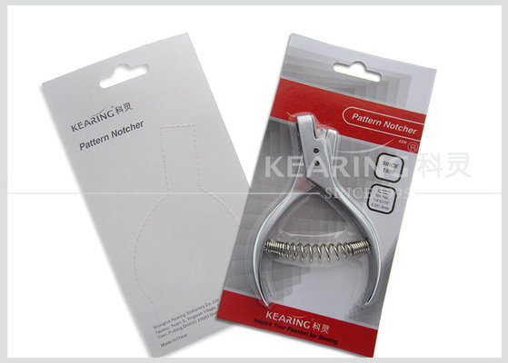 Student Sew Tailors Pattern Notcher Blister Card Garment Ruler 1/4'' * 1/16'' Holes Making