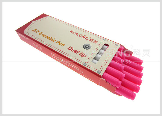 Pink Auto Vanishing Fiber Tip Air Erasable Markers For Tailors 15.8 * 1 cm