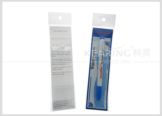 Water Erasable Marking Pen Blue Color Easily Removed For Sewn Tailor Fabric Short Time Marking