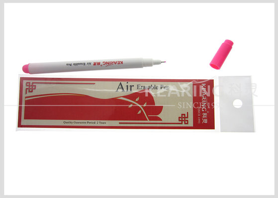 Kearing Erasable Markers for Garment Fabric 0.5 MM Fine Tip Auto Vanishing Marking Pen Pink Color