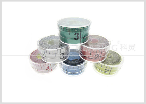 Colourful Tailor  Durable 150cm Fiberglass Measuring Tape With Plastic Case