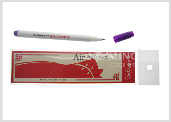Auto vanishing air Erasable Markers 0.5mm fine nib purple color Kearing fabric marker