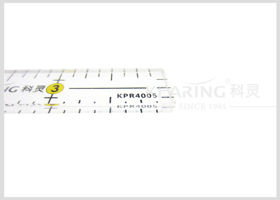 Small Rigid Acrylic Clear Plastic Quilting Templates And Rulers 4'' * 0.5