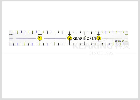 Small Rigid Acrylic Clear Plastic Quilting Templates And Rulers 4'' * 0.5