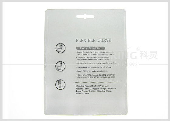 Blue Curve Flexible Plastic Ruler 30 CM Essential Tool For Fashion Designers