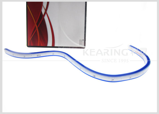 Blue Curve Flexible Plastic Ruler 30 CM Essential Tool For Fashion Designers