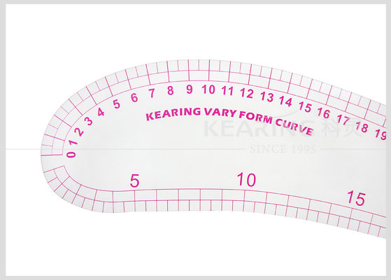Kearing brand 48cm 1.2mm thickness metric vary form curve ruler for pattern making# 6248
