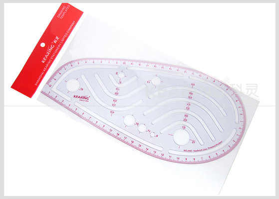Kearing soft flexible plastic  Vary Form Curve Ruler for Fashion Design # 6401