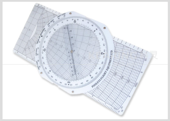 CRP-5 Multi use Flight Computer with booklet Plastic Aviation Plotter for Pilot Students