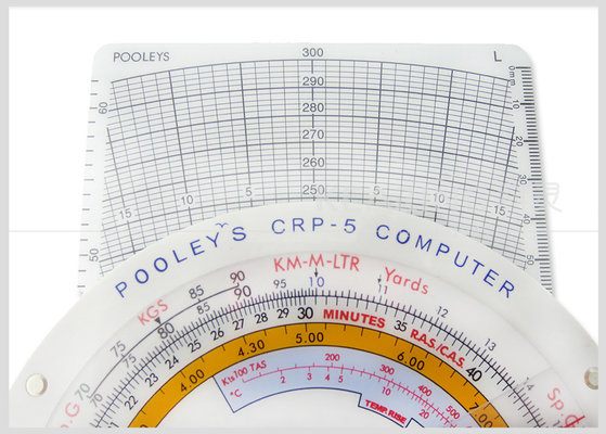 CRP-5 Multi use Flight Computer with booklet Plastic Aviation Plotter for Pilot Students