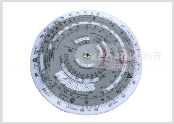 Round Shaped Kearing Circular Flight Computer E6B Flying Calculator