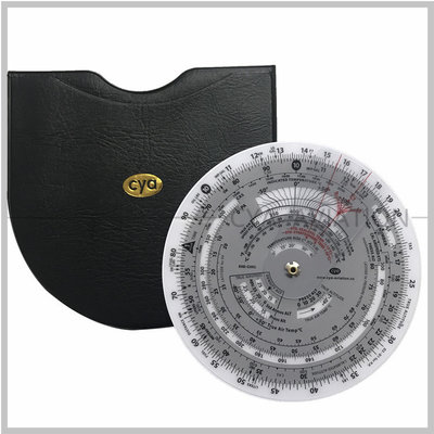 CYA Brand Round Shape Circular Flight Computer E6B Flight Computer Calculator E6B-Circ