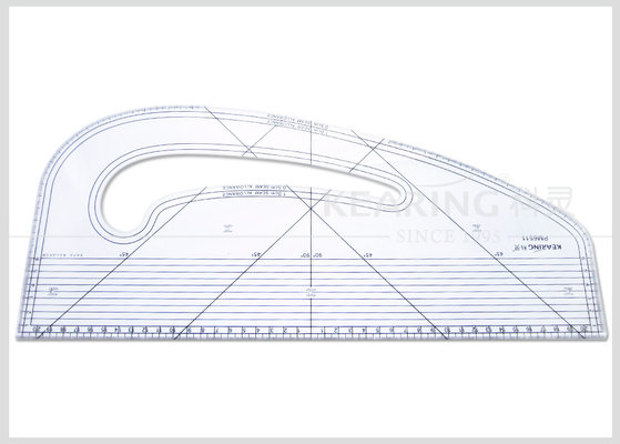 Kearing Brand 3mm Thick Acrylic Pattern Curve Template Large French Curve Ruler 6511 PM6511