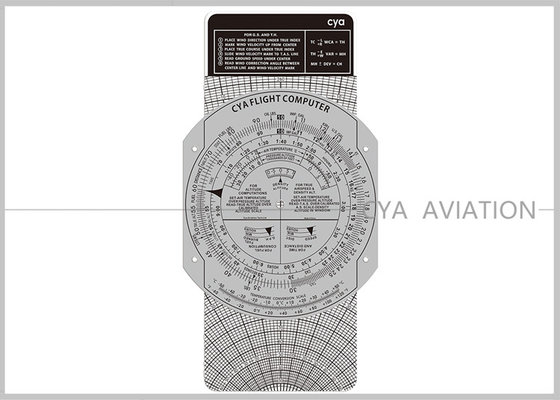 Plastic Aviation Flight Computer Wheel E6B Plotter with Cardboard for Classroom Pilot Students Cya Brand