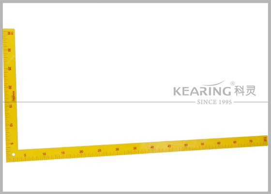 75CM and 35CM  Kearing  L Square  Ruler Yellow Plastic Garment Design Ruler 5875